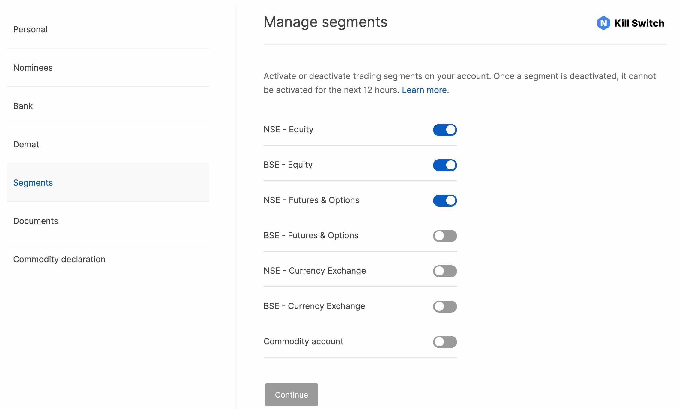 How To Activate F O In Zerodha Documentation Steps